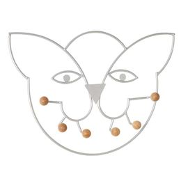 Pharao24.de Kinderzimmer Garderobe im Katzen Design Haken