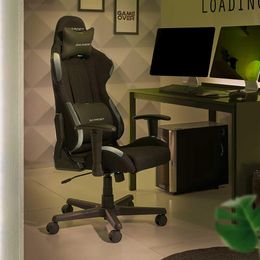 Pharao24.de Gaming Stuhl Schreibtischsessel mit Lendenwirbelst&uuml;tze drehbar
