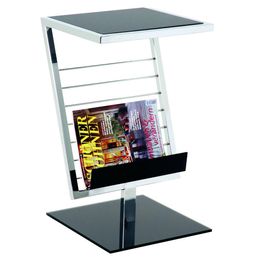 Pharao24.de Zeitungsst&auml;nder in Schwarz Schwarzglas