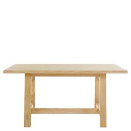 Pharao24.de Esstisch Tisch Massivholz aus Kiefer Massivholz mit Vierfu&szlig;gestell