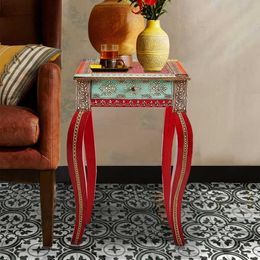 Pharao24.de Beistelltischchen in Bunt Boho Style