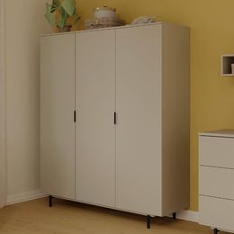 Pharao24.de Kleiderschrank Kinderschrank mit Dreht&uuml;ren in Grau
