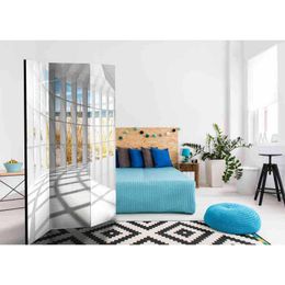 Pharao24.de Spanische Wand aus Leinwand mit Strandmotiv