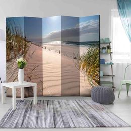Pharao24.de Spanische Wand mit D&uuml;nen Motiv an der Nordseek&uuml;ste 5 teilig