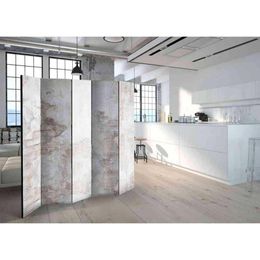 Pharao24.de Spanische Wand mit Mauer Motiv hell Grau und Beige