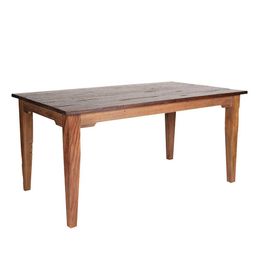 Pharao24.de Esszimmertisch aus Teak Massivholz 90 cm tief