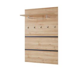 Pharao24.de H&auml;ngegarderobe in Buche Dekor mit Haken