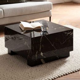 Pharao24.de Sofatisch Couchtisch in Marmor Optik 60 cm breit