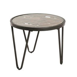 Pharao24.de Glas Sofatisch rund Industry Design