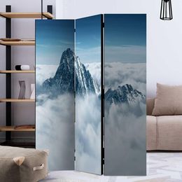 Pharao24.de Paravent mit alpinem Motiv beidseitig bedruckt blickdicht