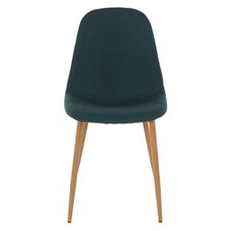 Pharao24.de Polsterst&uuml;hle im Skandi Design Dunkelgr&uuml;n (4er Set)