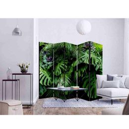 Pharao24.de Praxis Paravent mit Dschungelmotiv 225 cm breit
