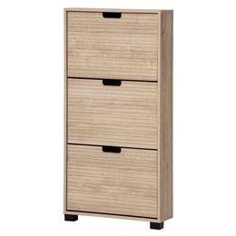 Pharao24.de Schuhkipper Garderobenschuhschrank mit drei Schuhklappen in modernem Design