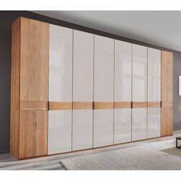 Pharao24.de XL Kleiderschrank Schlafzimmerschrank 393 cm breit mit Dreht&uuml;ren