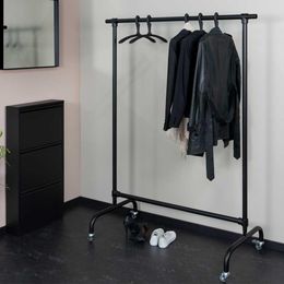 Pharao24.de Kleiderst&auml;nder Rollkleiderst&auml;nder in modernem Design Industrial