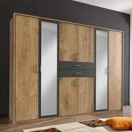 Pharao24.de Gro&szlig;er Kleiderschrank in modernem Design Breite 270 cm