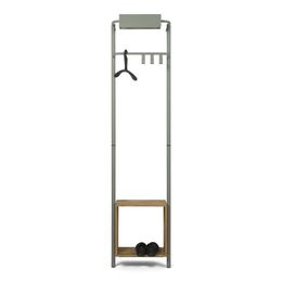 Pharao24.de Wand Garderobe mit Kleiderstange Ablage f&uuml;r Schuhe