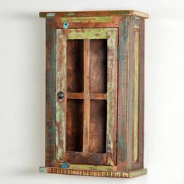 Pharao24.de H&auml;ngeschrank aus Massivholz Bunt