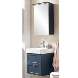 Pharao24.de Waschplatz Set dunkelblau im Landhausstil 51 cm breit (zweiteilig)