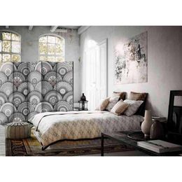 Pharao24.de Design Paravent mit Mandala Motiven 5 Elementen