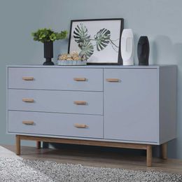 Pharao24.de Sideboard Kommode mit Dreht&uuml;r 144 cm breit