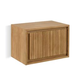 Pharao24.de Badezimmer H&auml;ngeschrank aus Teak Massivholz 60 cm breit