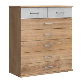 Pharao24.de Mehrzweck Kommode mit sieben Schubladen 106 cm hoch - 90 cm breit