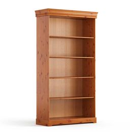 Pharao24.de B&uuml;cher Regal Kiefer massiv in Honigfarben Landhausstil