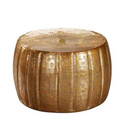 Pharao24.de Design Couchtisch in Goldfarben lackiert 60 cm breit