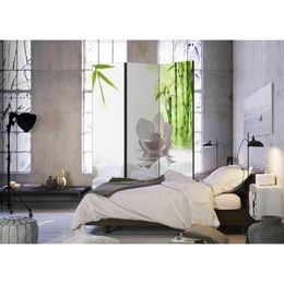 Pharao24.de Paravent mit Zen-Motiv 135 cm breit