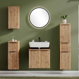 Pharao24.de Badm&ouml;belkomplettset in modernem Design Made in Germany (f&uuml;nfteilig)