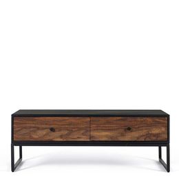 Pharao24.de Couchtisch Sofatisch in modernem Design mit zwei Schubladen