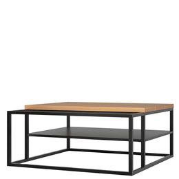 Pharao24.de Sofatisch Salontisch aus Metall und Holzwerkstoff