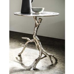 Pharao24.de Ast Beistelltisch aus Aluminium modernem Design