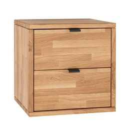 Pharao24.de Regalw&uuml;rfel mit Schubladen aus Wildeiche Massivholz 38x38 cm