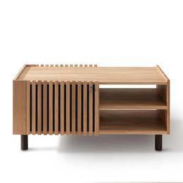 Pharao24.de Holztisch Wohnzimmer aus Wildeiche Massivholz Skandi Design