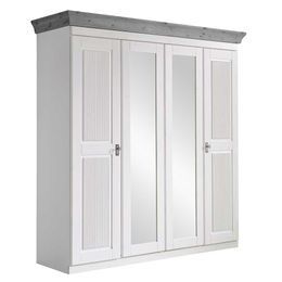 Pharao24.de Schlafzimmerschrank Dreht&uuml;renschrank mit Spiegeln und Dreht&uuml;ren