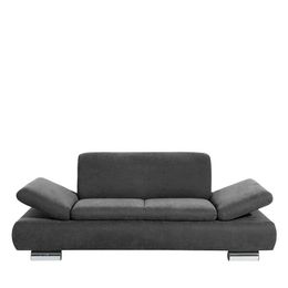 Pharao24.de Sofa mit Fu&szlig;gestell aus Metall zwei Sitzpl&auml;tzen