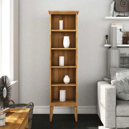 Pharao24.de B&uuml;cherregal aus Wildeiche Massivholz 50 cm breit