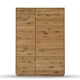 Pharao24.de Holzschrank massiv aus Wildeiche Massivholz Push-to-open T&uuml;ren