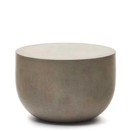 Pharao24.de Outdoor Couchtisch Faserzement in Beton Grau Industry und Loft Stil