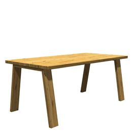 Pharao24.de Holztisch Eiche massiv ge&ouml;lt modernem Design