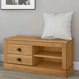 Pharao24.de TV-Bank Lowboard mit zwei Schubladen 100 cm breit