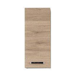 Pharao24.de H&auml;ngeschrank Badh&auml;ngeschrank in Eiche San Remo mit Metallgriff