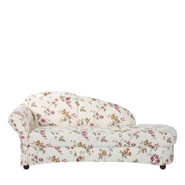 Pharao24.de Sofaliege mit Blumen Motiv Flachgewebe Bezug Landhausstil