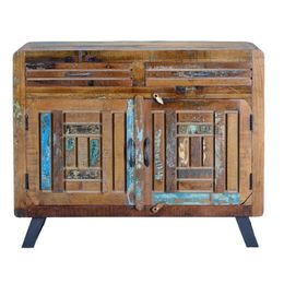 Pharao24.de Sideboard Holzkommode im Industry und Loft Stil handgearbeitet
