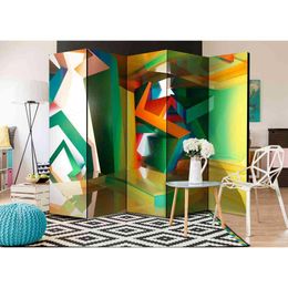 Pharao24.de Spanische Wand in Bunt abstrakten Design