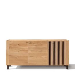 Pharao24.de Esszimmersideboard aus Wildeiche Massivholz Skandi Design