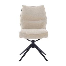 Pharao24.de Stuhl Esszimmer Esstischstuhl mit Gestell aus Metall 49 cm breit (2er Set)