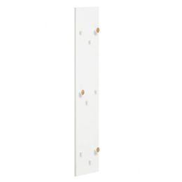 Pharao24.de Wandgarderobe Wandgarderobenleiste in Wei&szlig; im Skandi Design